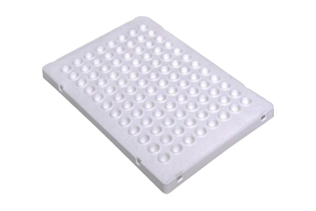 0.1 ml Low Profile qPCR 96 well White Plate (Semi Skirted) – APS LABS